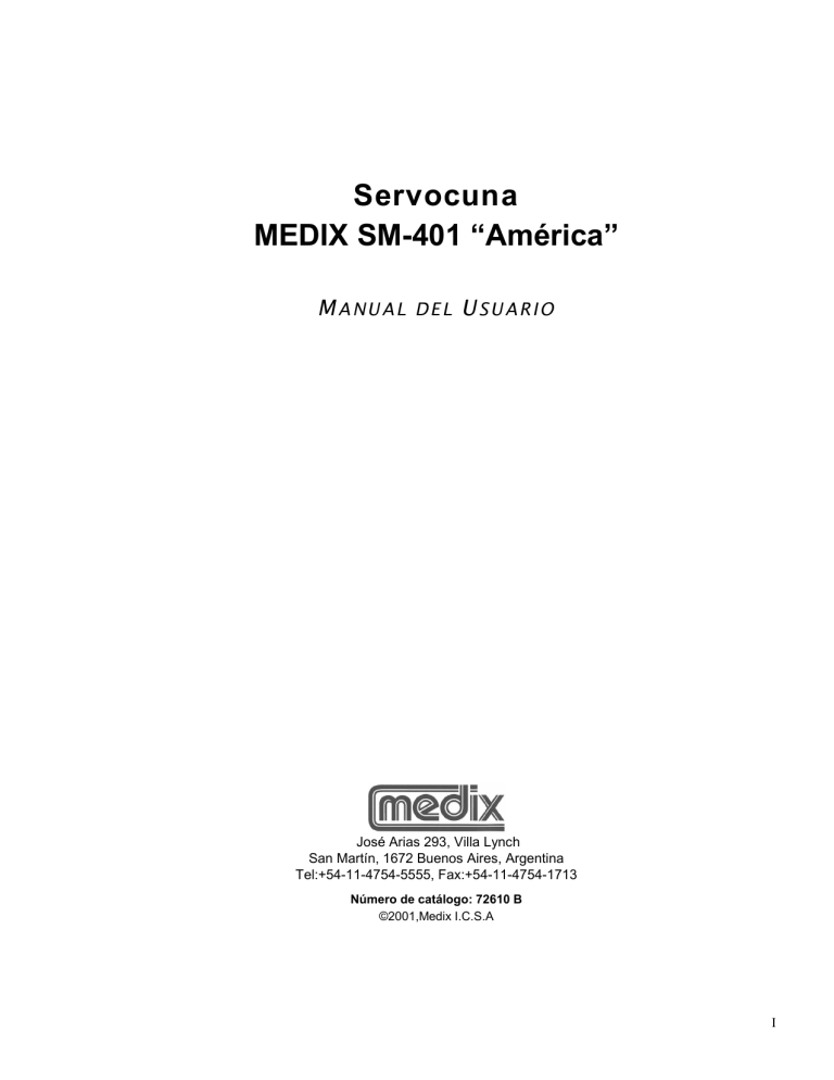 72610B-SM401-AMERICA- uso CE(CORRECCIONES2002)