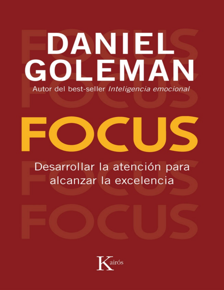 LIBRO Daniel Goleman FOCUS