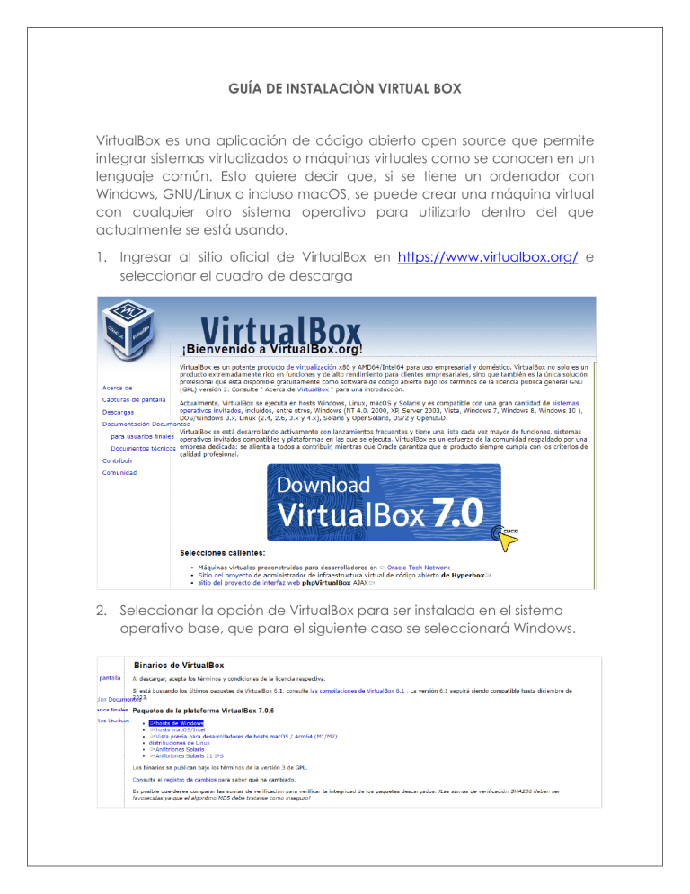 2.GUÍA DE INSTALACIÓN VIRTUAL BOX