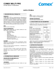 Comex Multi Pro: Ficha Técnica de Esmalte Epóxico Multipropósito