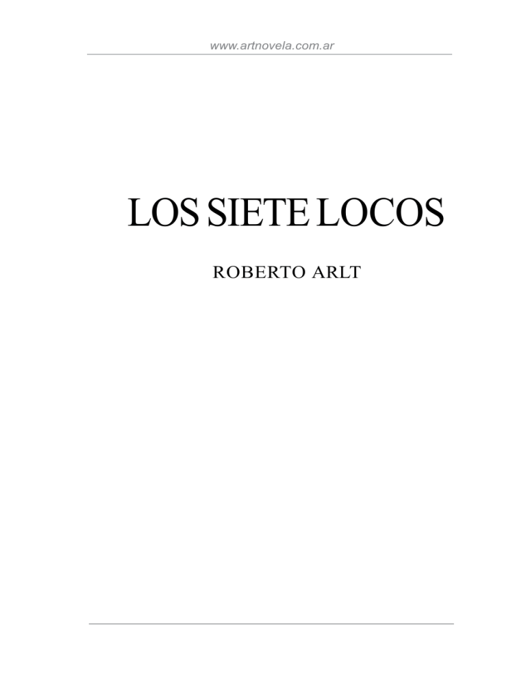 ARTL ROBERTO - Los 7 locos