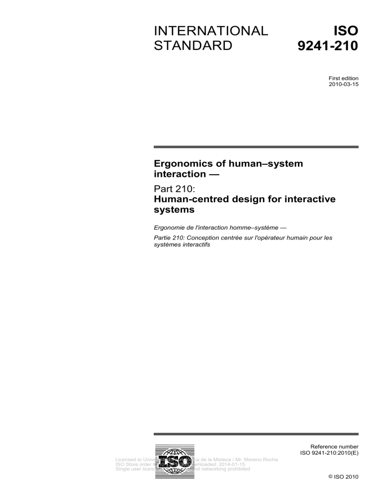 ISO 9241-210;2010(E)-Character PDF document