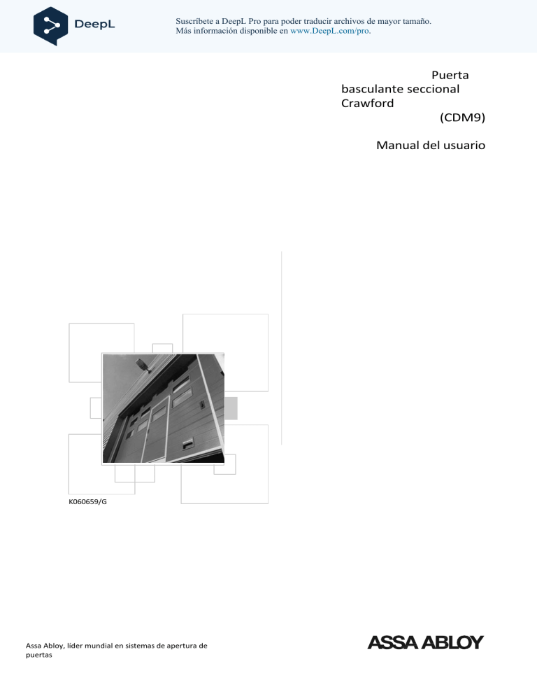 Manual CDM9 Crawford