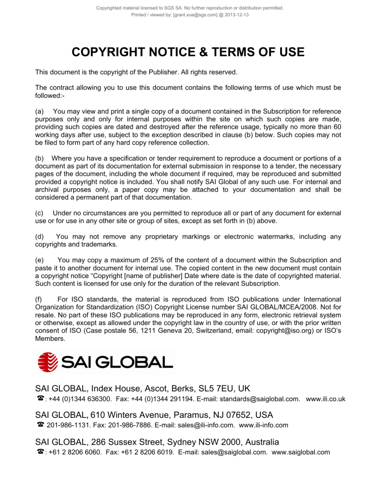 ISO 4833-2013 MICROBIOLOGY OF THE FOOD CHAIN - HORIZONTAL METHOD FOR ...