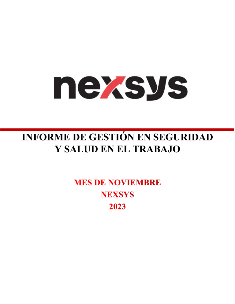 INFORME NOVIEMBRE NEXSYS 2023