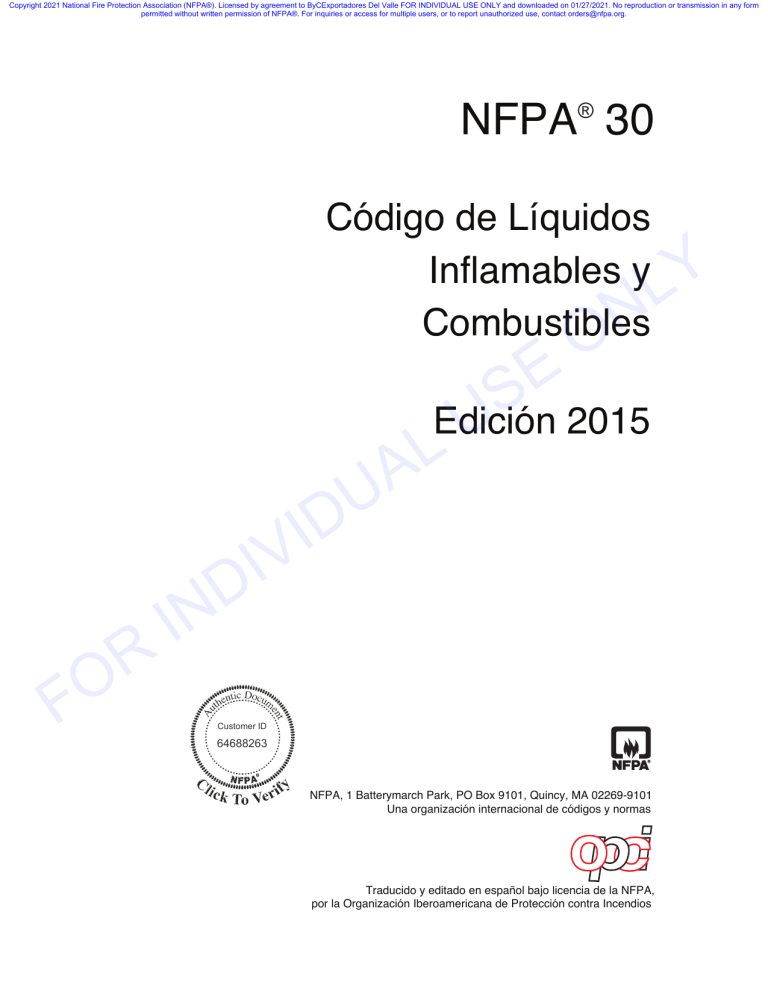 NORMA NFPA 30