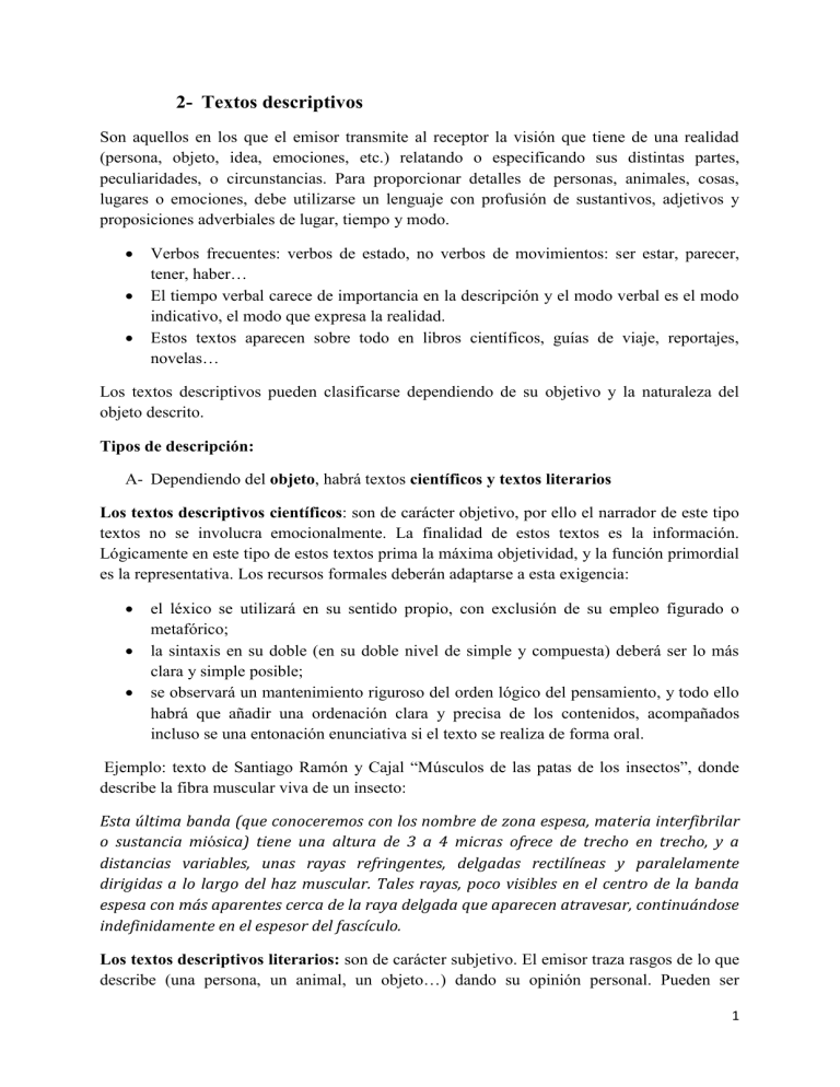 Textos descriptivos (2)