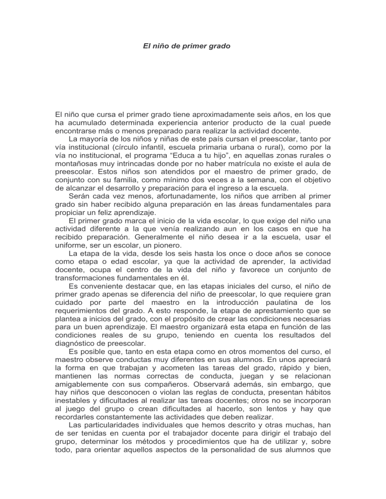 1ergrado Aprestamiento