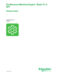 EcoStruxure Machine Expert - Basic V1.2 SP1 Release Notes