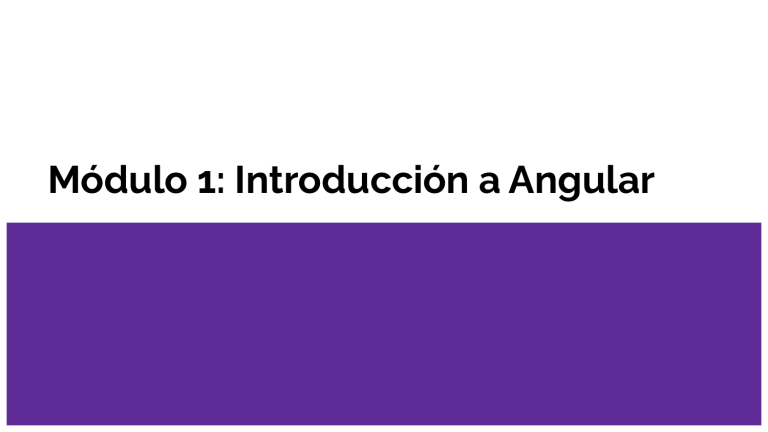 Angular Primeros Pasos