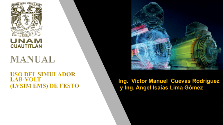 Manual LVSIM EMS: Simulador Lab-Volt para Ingeniería Eléctrica