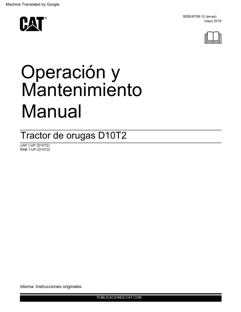 D10T-2-Manual de operacion y mantenimiento Caterpillar