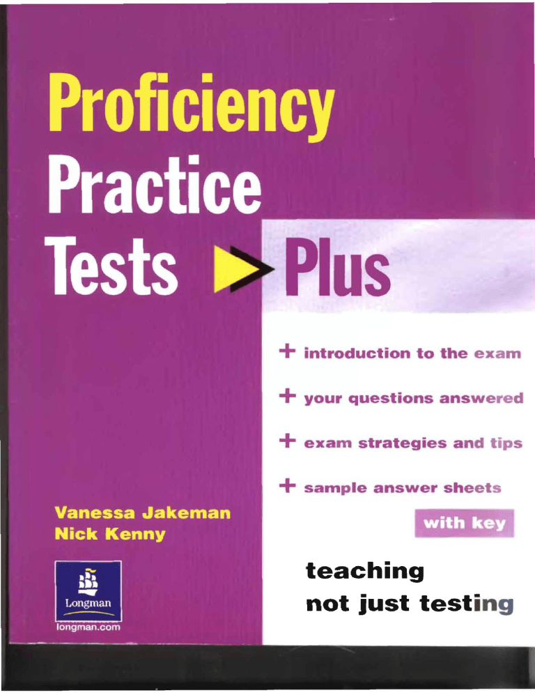 Proficiency Practice Tests