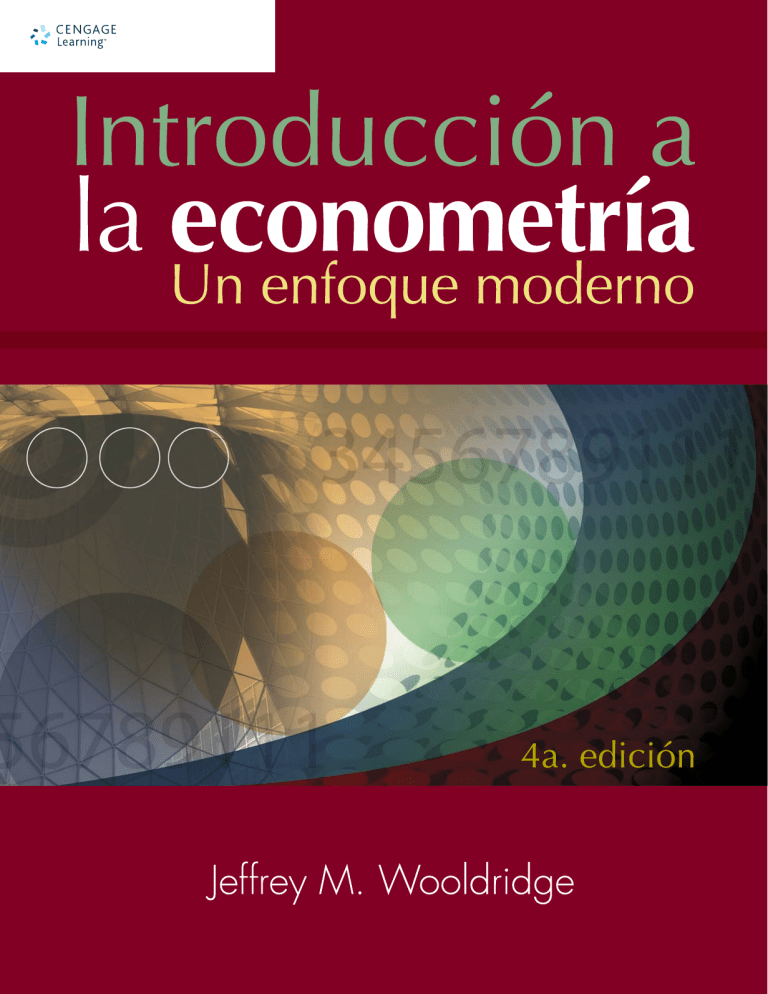Introducción a la econometría: Un enfoque moderno