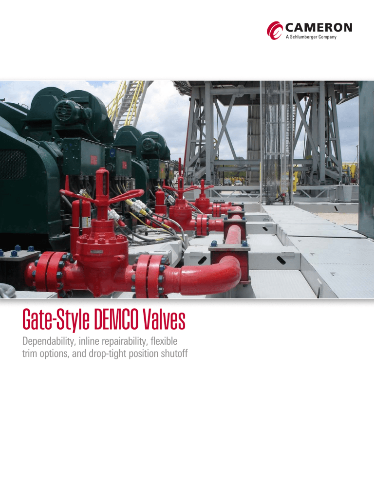 DEMCO Gate Valves: Dependable Oilfield Solutions