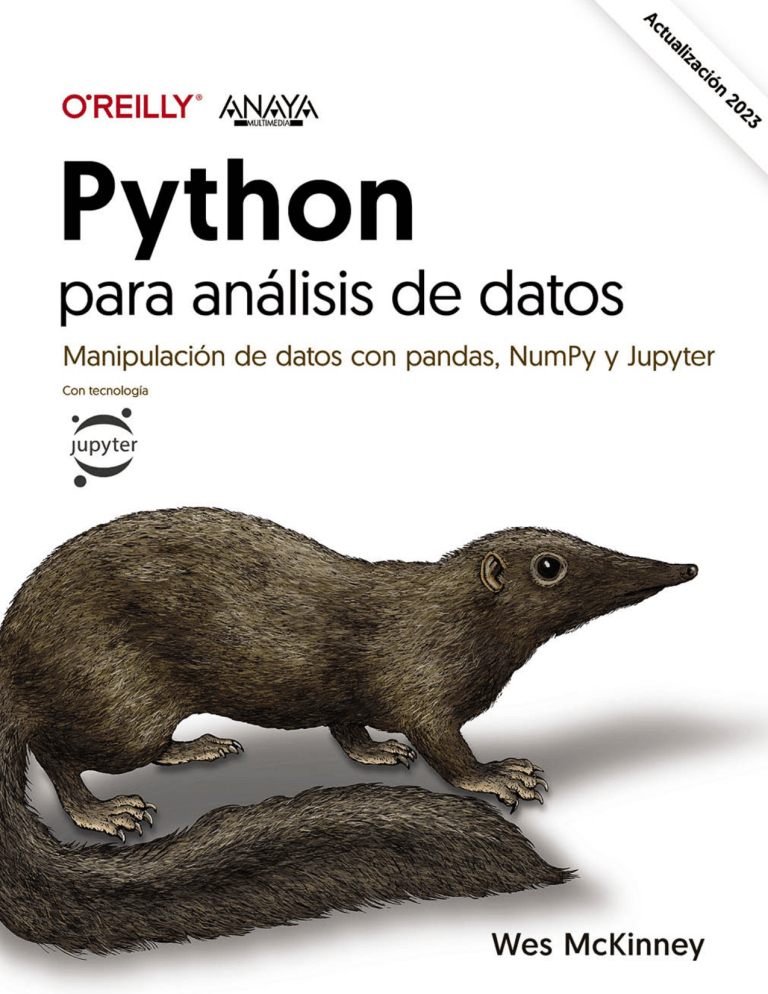 Python para análisis de datos: pandas, NumPy y Jupyter