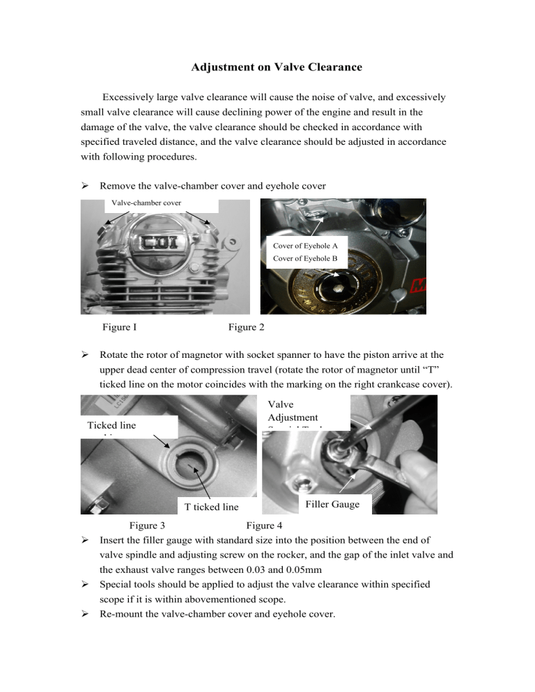 Valve Clearance Adjustment Guide