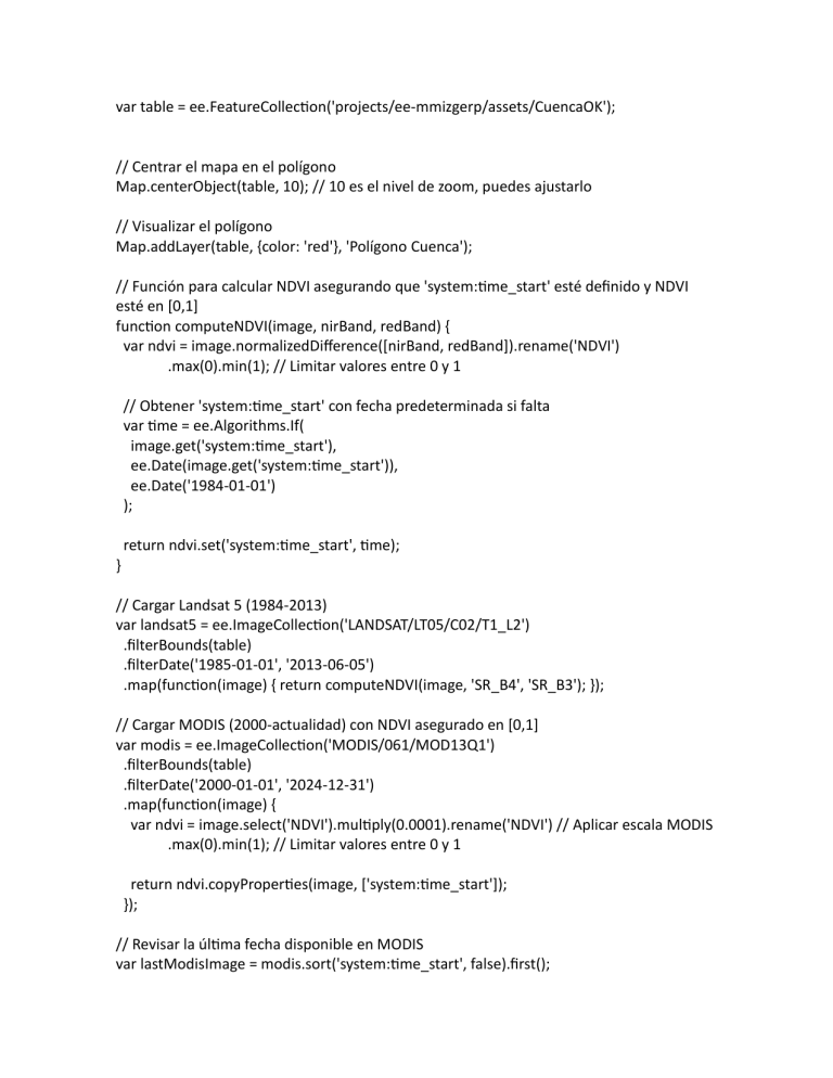 NDVI Time Series Analysis with Google Earth Engine