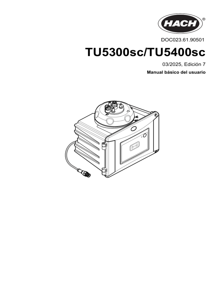 Manual del usuario TU5300sc/TU5400sc: Turbidímetro
