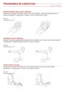 Ejercicios para Codo: Programa de Fisioterapia